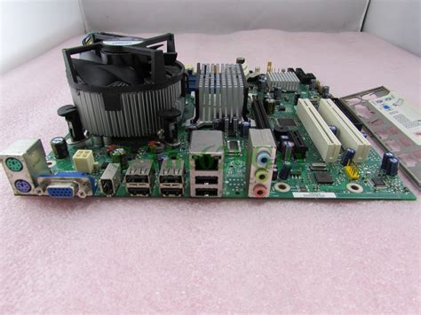 Intel Dg33bu Matx Motherboard Core 2 Quad Q6600 2 4ghz Cpu Fan I O Plate