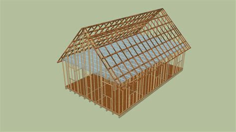Simple Timber Frame House 3D Warehouse