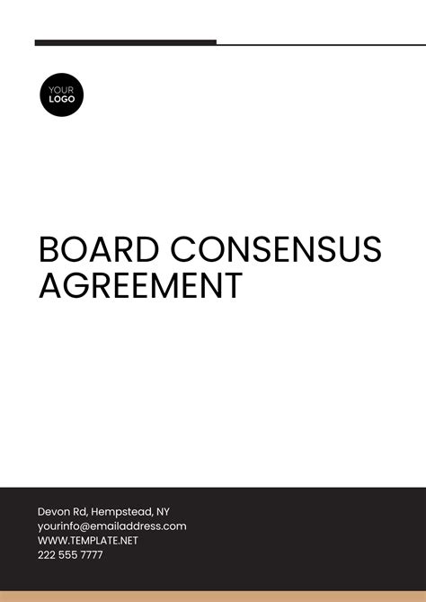 Free Board Resolution For Ratification Of Agreement Template To Edit Online
