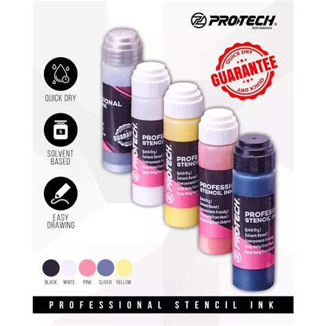 Protech Professional Stecil Ink 100 Original Shopee Malaysia