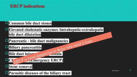 Post Ercp Dications Cotraindications Types Of