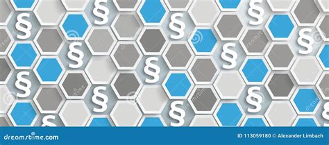 Hexagon Structure Holes Paragraphs Header Stock Vector Illustration Of Design Futuristic