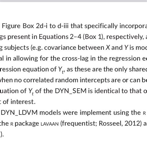 Figure Box 2 Regression Equations And Graphical Depiction Path