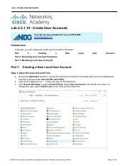 2 2 1 10 Lab Create User Accounts Completed Pdf Lab Create User