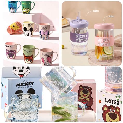 Be Woman 現預 米奇米妮 維尼 小熊維尼 熊抱哥 草莓熊 小豬 尼克 茱蒂 陶瓷 馬克杯 早餐杯 燕麥杯 蝦皮購物