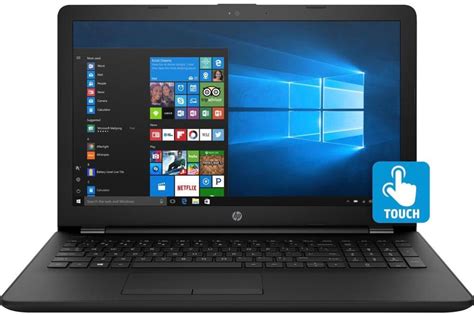 HP Touch Screen Laptop Intel Core I GB Memory HP Finish In Jet Black