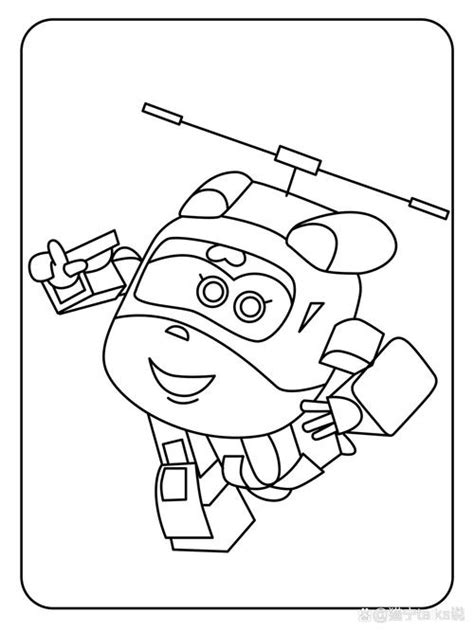 超级飞侠人物大全简笔画（15张） 简笔画图片大全