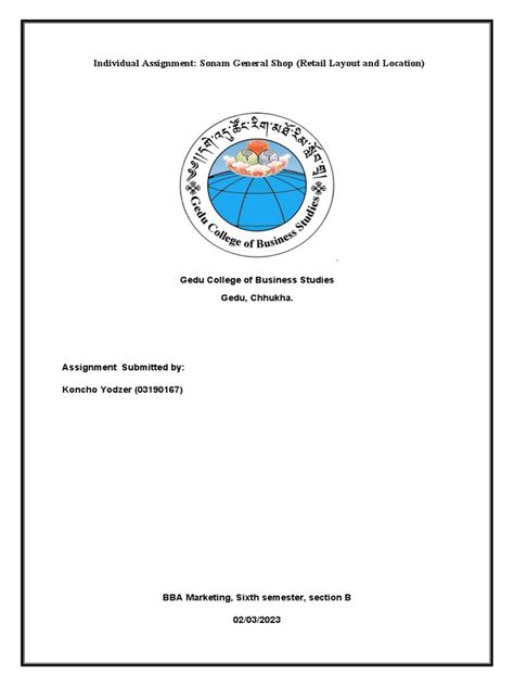 Mkt306 Individual Assignment Pdf Retail Sales