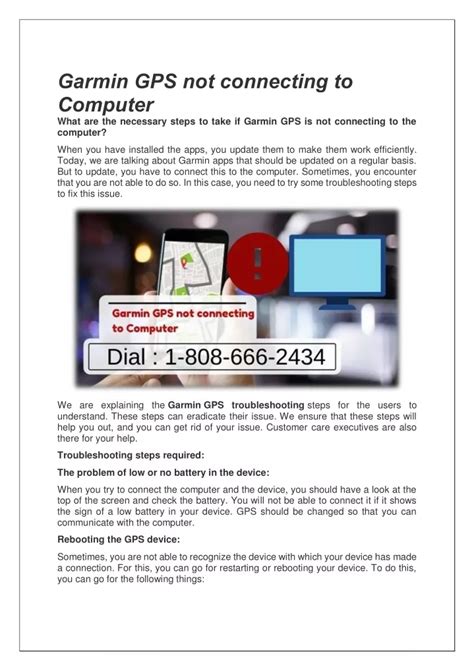PPT Garmin GPS Not Connecting To Computer PowerPoint Presentation Free Download ID