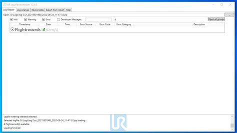 Ur Log Viewer Not Showing Log History Technical Questions Universal