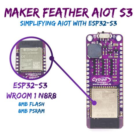 maker feather aiot s3 simplifying aiot with esp32 electronics in