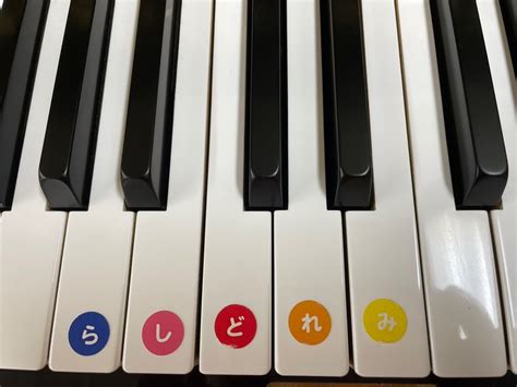 鍵盤に貼るシールを買ってみた 伊勢市のピアノ教室 マリネ音楽スクール Piano