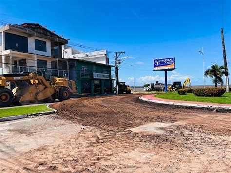 Revitalização Da Orla Começa Por Substituição De Asfalto Antigo