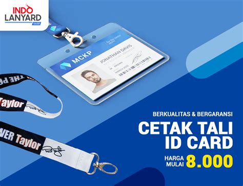 Cetak Tali ID Card Printing Design Custom Kualitas Wahid IndoLanyard Co Id