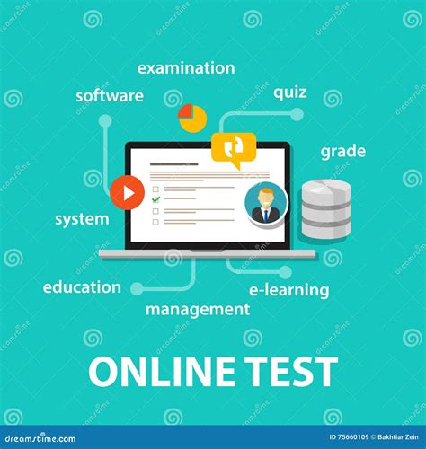 Computer Test Clipart