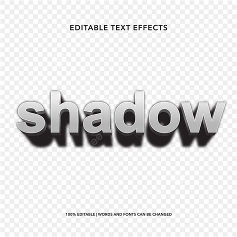 Editable Text Effect Vector Design Images Shadow Editable Text Effect Editable Text Style