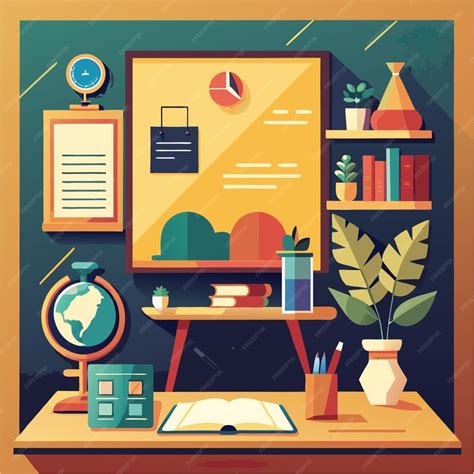 Premium Vector Creative Classroom Setup Enhance Learning Environments
