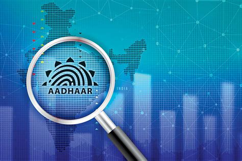 Blue Aadhaar Card Robinage