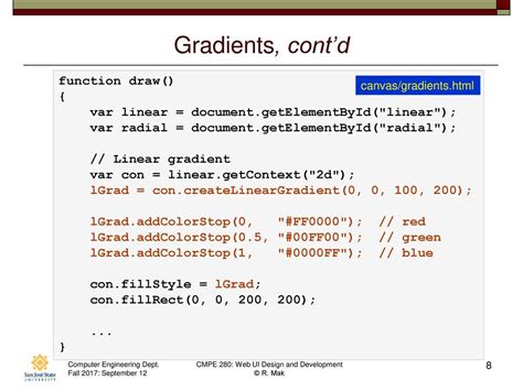Cmpe Web Ui Design And Development September Class Meeting Ppt