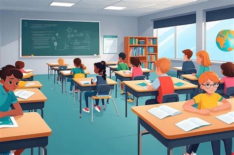 Premium Photo Futuristic Classroom Assessment Methods Beyond