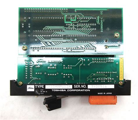 Toshiba Ex10 Mpu12a Cpu Processor Module