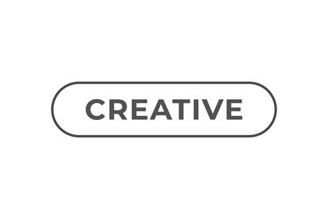 Creative Button Speech Bubble Banner Label Creative 21388950 Vector Art At Vecteezy