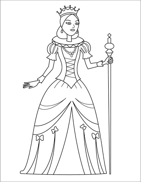 How To Draw Queen Step By Step Drawing Tutorial