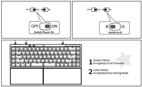 ROYAL KLUDGE RK S Mechanical Wireless Keyboard User Manual