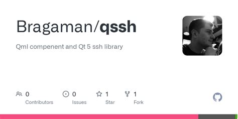 Github Bragamanqssh Qml Compenent And Qt 5 Ssh Library