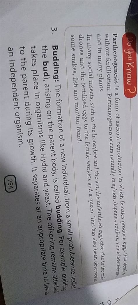 Do You Know Parthenogenesis Is A Form Of Asexual Reproduction In Which F