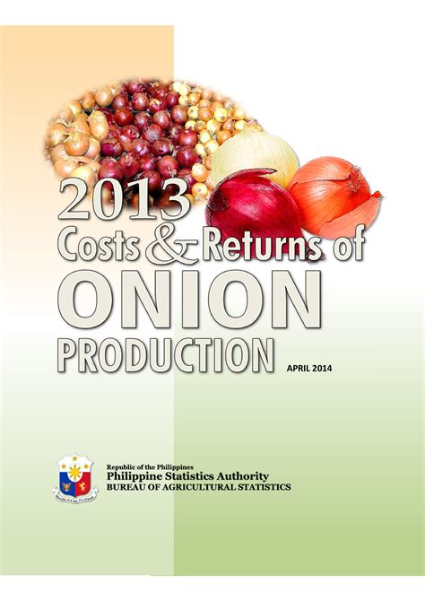 CRS Onion Report None Republic Of The Philippines Philippine Statistics Authority