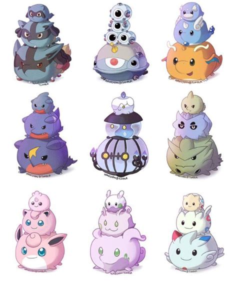 Artist Reimagines Pokemon And Their Evolutions As Cute Tsum Tsum