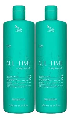 Progressiva Zap Cosméticos All Time Organic Alisamento De 1000ml 1000g