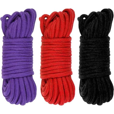 Fumwase Bdsm Shibari Kit De Cuerda Sexual Bondage Soge 32 Pies 10m 7 Mm