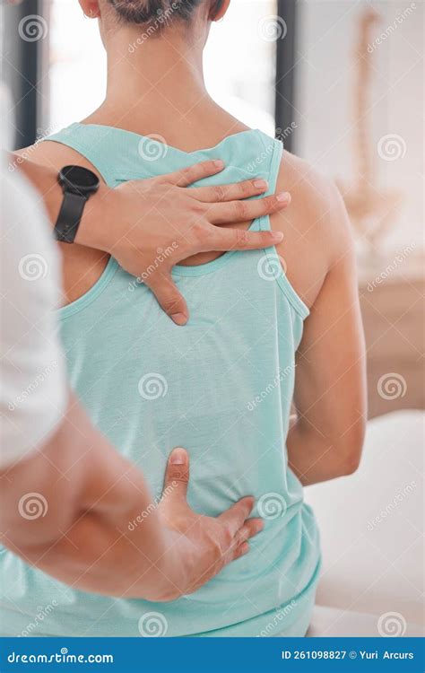 Physical Therapy Chiropractor And Back Massage Medical Consultation Of