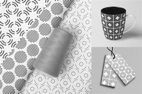 Seamless Circles Vector Patterns