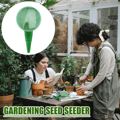 Seed Dispenser Sower Seed Spreader Flower Seeder Tool Adjustable Garden