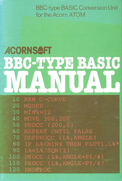 bbc type basic manual manual computing history