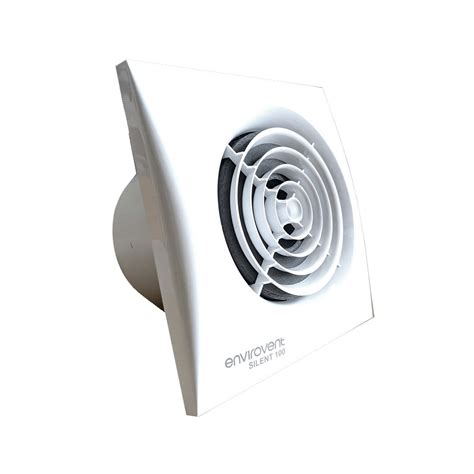 Envirovent Sil100ht Silent 100 White Silent Axial Extractor Fan With