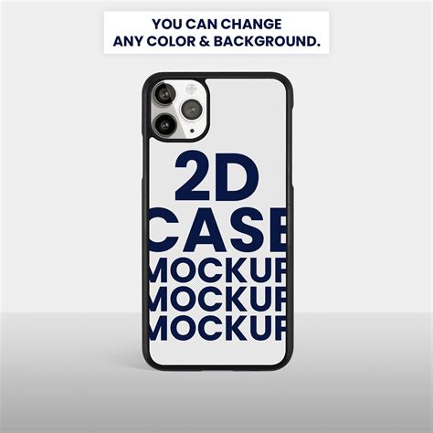 2d Phone Case Mockup Set On Behance