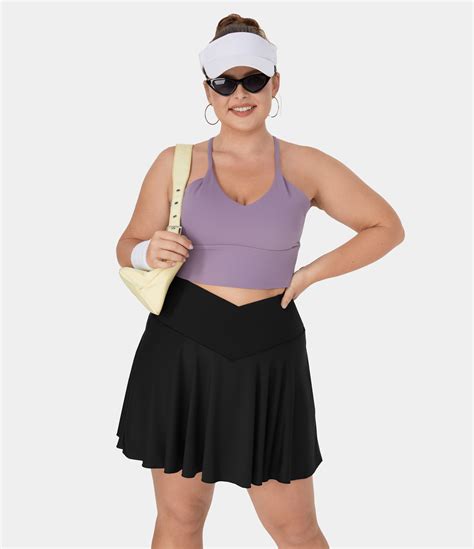 Womens Cloudful® Air High Waisted Crossover 2 In 1 Side Pocket Flare