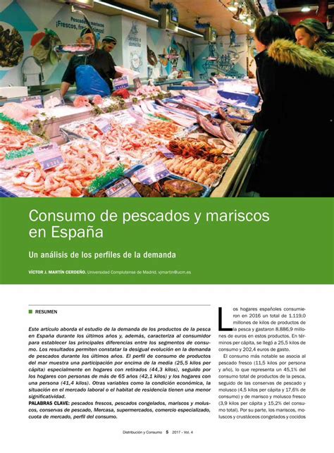 PDF Consumo de pescados y mariscos en España mercasa es mariscos y moluscos cocidos