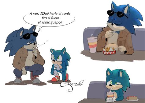 Ugly Sonic Beuty Sonic By Quezsili On Deviantart