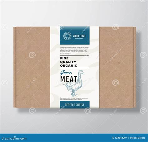 Craft Cardboard Chockolate Bar Box Container Template Realistic Carton