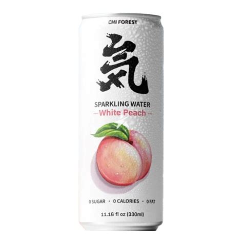 Buy Genki Forest Sparkling Water White Peach Flavour 330ml Japanese