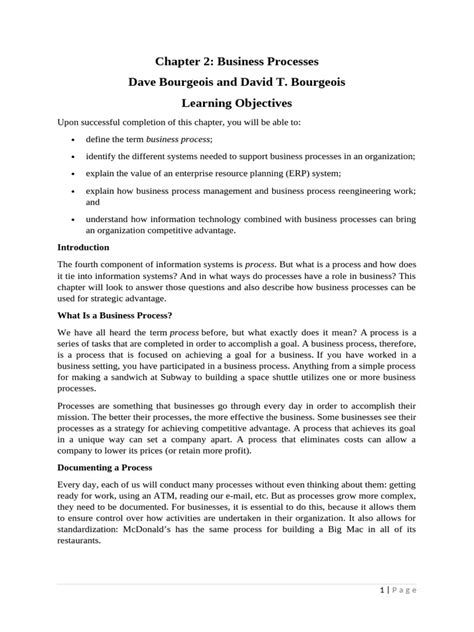 Chapter 2 Busines Processes Pdf Enterprise Resource Planning Business Process