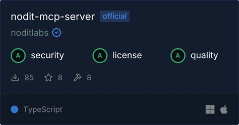 Github Noditlabsnodit Mcp Server A Model Context Protocol Mcp