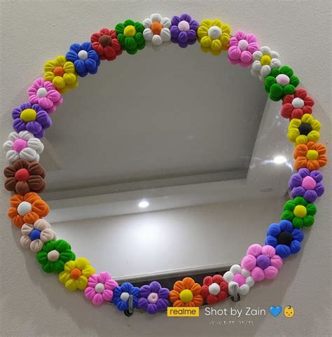 مراية بالصلصال الفوم ️