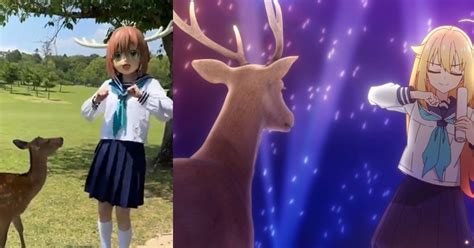動畫《鹿乃子乃子虎視眈眈》片頭曲前奏未開播破300萬觀看 官方還找真鹿來拍影片！