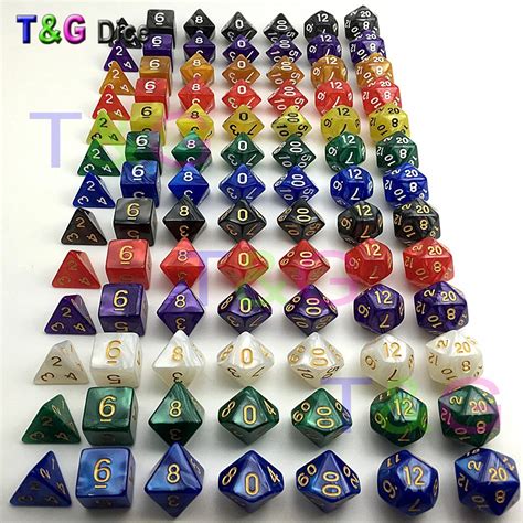 Buy Dungeons And Dragons 7pcsset Tandg Polyhedral Rpg